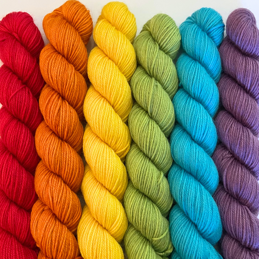 Heel and Toe Skeins Bundle #1 - Merino Sock Yarn – Turtlepurl Yarns